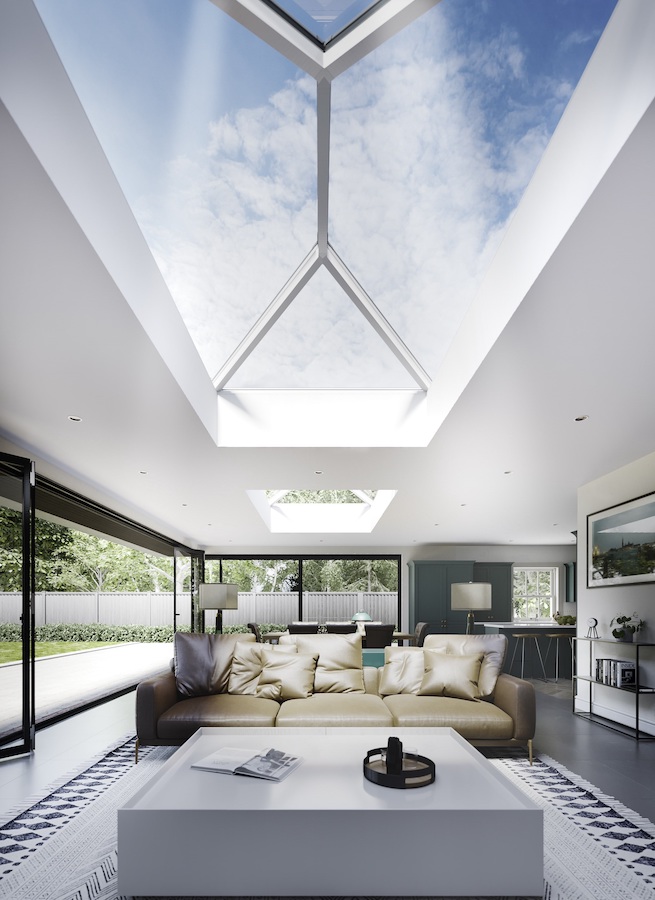Brett Martin Contemporary 4 Pane Roof Lantern | 3000mm x 2000mm - Price ...